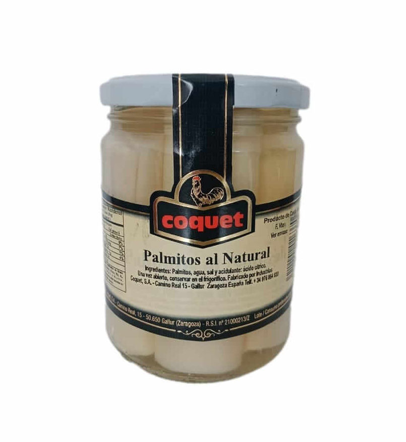 PALMITOS AL NATURAL COQUET x 410 GR - Estrena Tienda Horeca