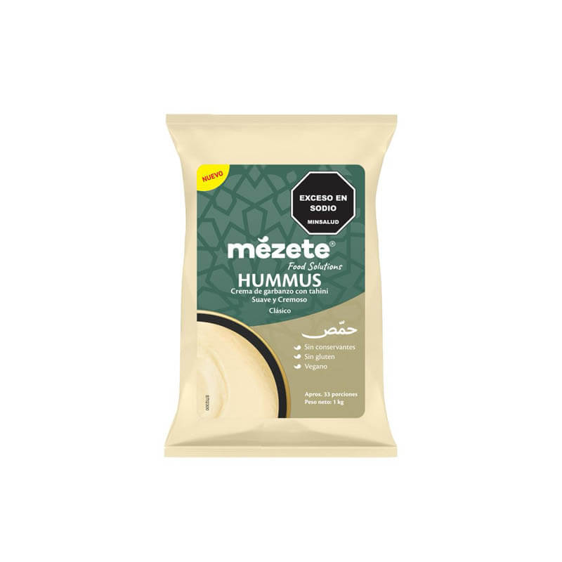 MEZETE HUMMUS CLÁSICO x 1 KG - Estrena Tienda Horeca