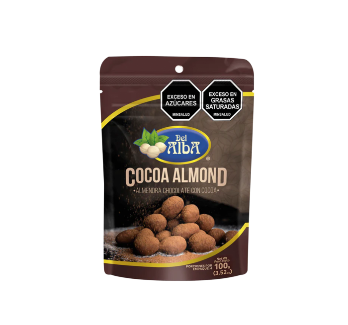 ALMENDRA CHOCOLATE CON COCOA DEL ALBA x 100 GR - Estrena Tienda Horeca