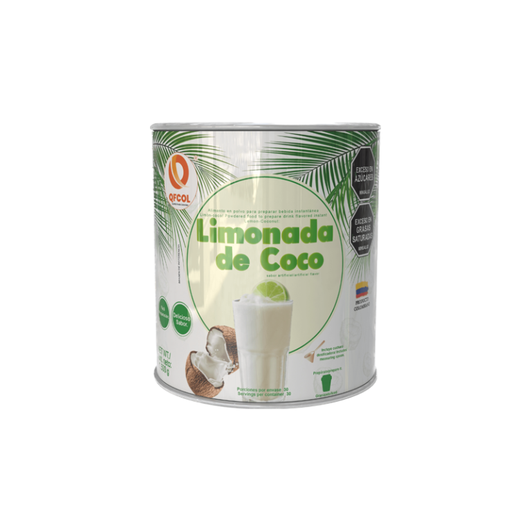 LIMONADA DE COCO EN LATA QUALITY FOODS x 1500 GR - Estrena Tienda Horeca