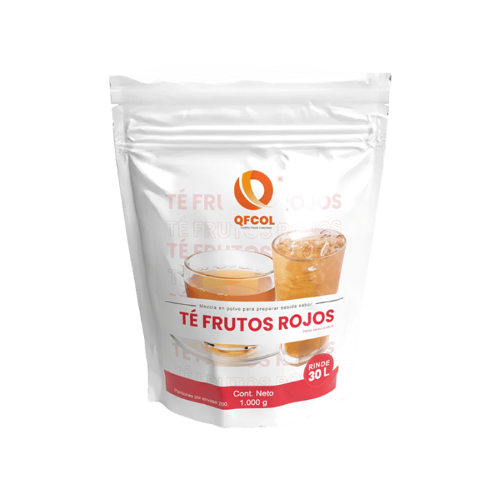 TÉ FRUTOS ROJOS EN POLVO x 1 KG - Estrena Tienda Horeca